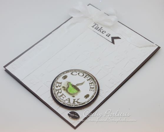Coffee Card for those who Love Coffee :: StampsandScrapbooks.com